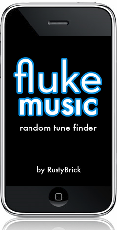 fluke music - random tune finder for iPhone / iPod Touch
